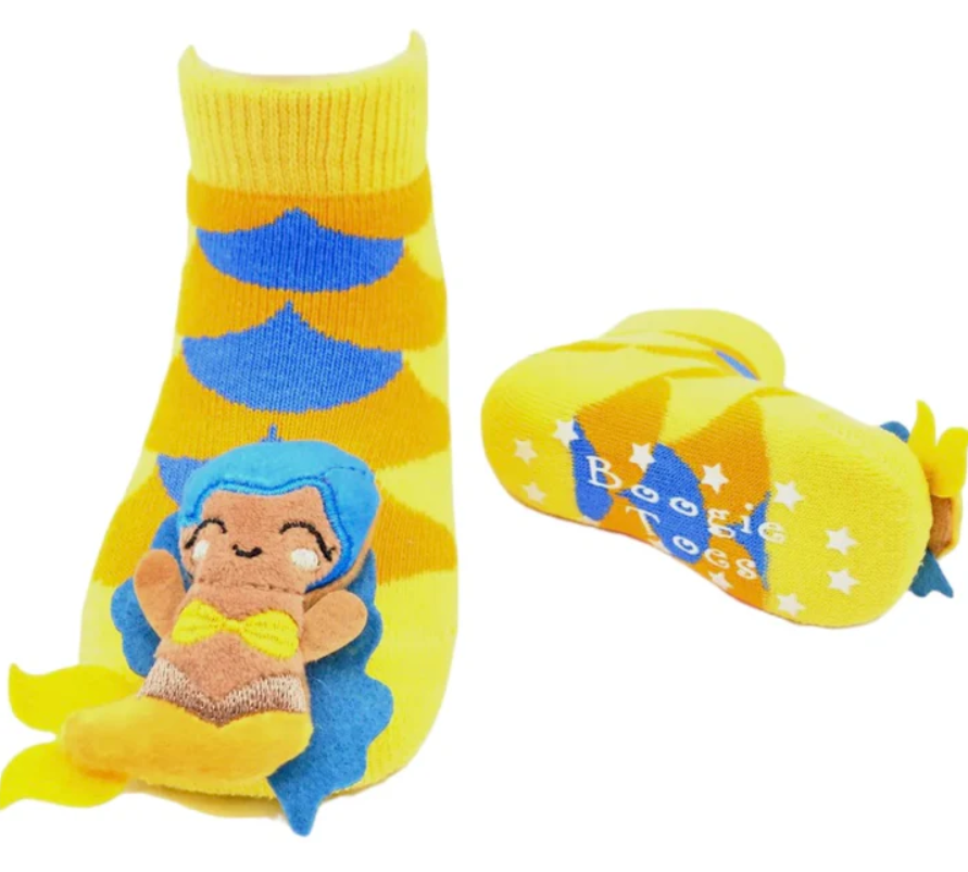 Boogie Toes - Yellow Mermaid Socks | Ophiuroidea The O Kent Island ...