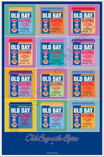 Ramon Matheu - Old Bay Pop Art Print | Ophiuroidea - The O Kent Narrows ...
