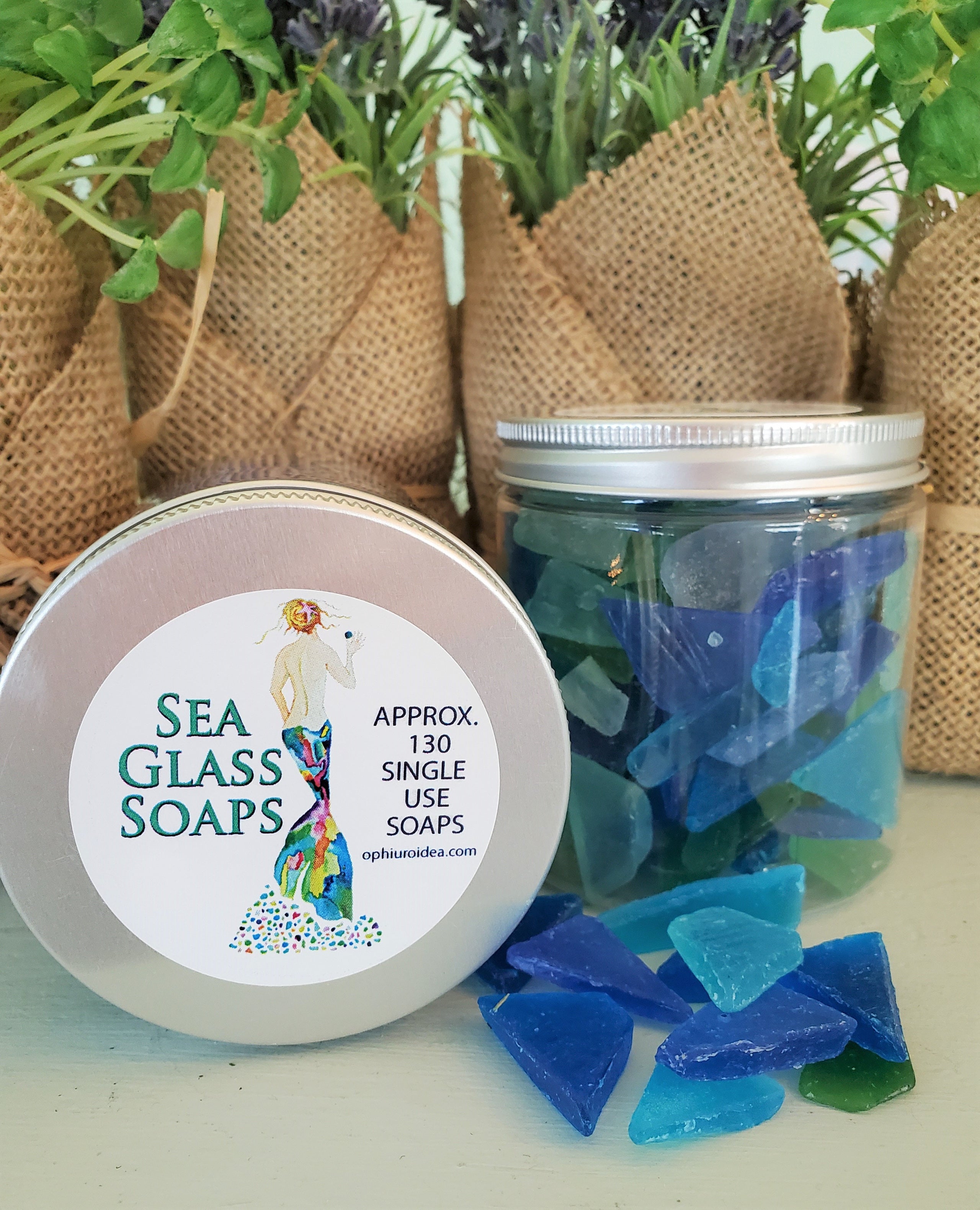 Watercolor Mermaid Sea Glass Soap | Ophiuroidea "the O" St. Michaels ...